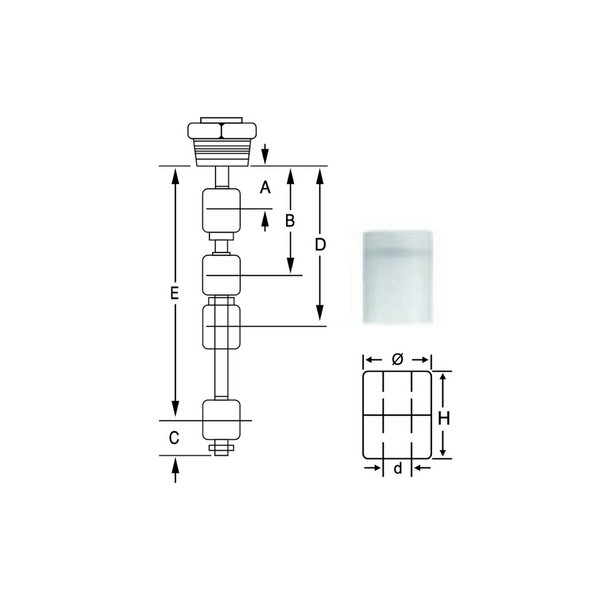 PLF Liquid Level Float Switch – PVL