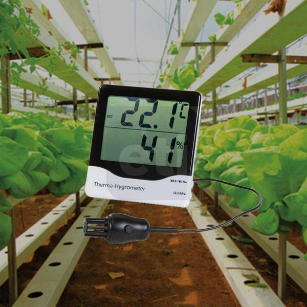 Therma-hygrometer With Internal & External Temperature Probe – PVL