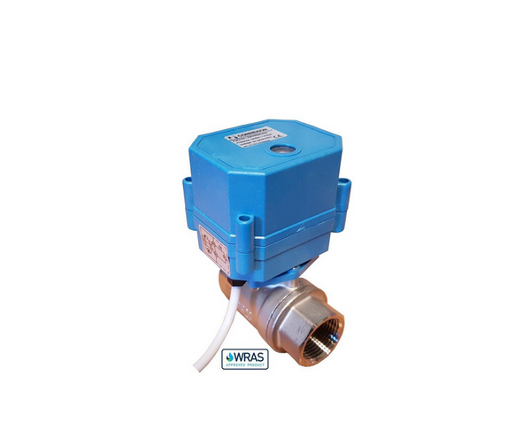 3/4″ Electrically Actuated WRAS Ball Valve 9-24vAC/DC or 110-240vAC AB ...
