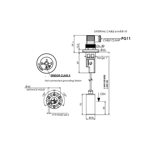 IMM Modular Electromagnetic Level Sensor – PVL