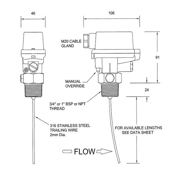 TW Series Trailing Wire Switch – PVL