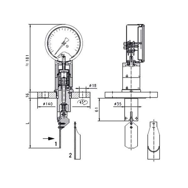 TZ1..E Paddle Flow Meter – PVL