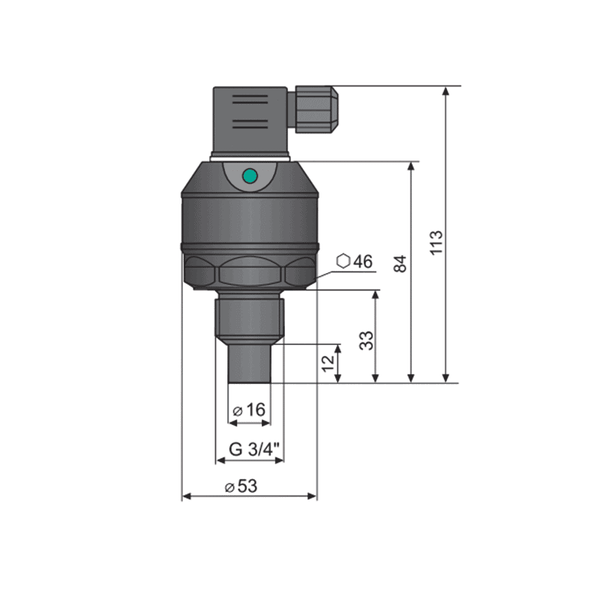 ULM-53 Ultrasonic Level Sensor – PVL
